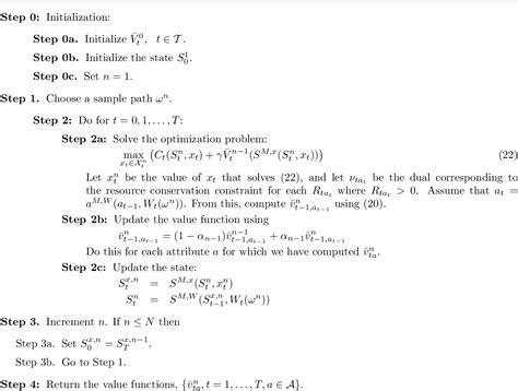 figure 1 from an approximate dynamic programming algorithm for large scale fleet management a