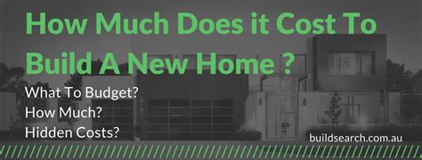 How Much Does It Cost To Build A House In Australia BuildSearch