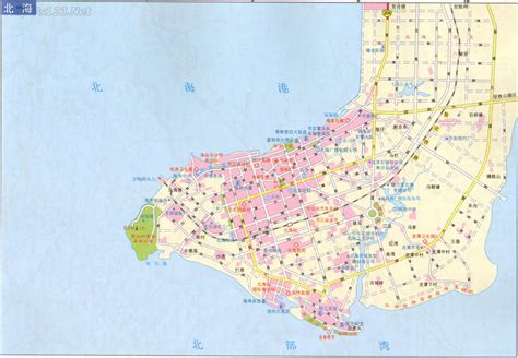 北海市区地图 北海市地图查询