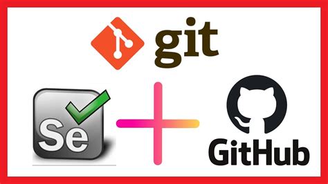selenium framework with git and github youtube
