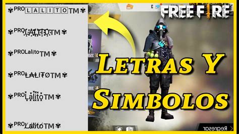 Letras Peque As Para Nicks De Free Fire Tamb M S O Utilizada Como