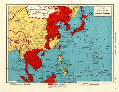 Especialidad Adiós Descubrimiento mapa de asia en 1945 intencional