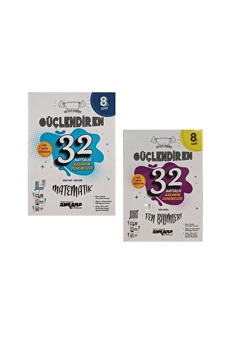 Ankara Yayıncılık 8 sınıf Lgs 2 li Güçlendiren 32 Haftalık Matematik