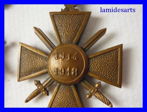 MEDAILLE LEGION D HONNEUR CROIX DE GUERRE 1914 1918