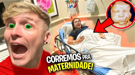 CORREMOS PRA MATERNIDADE SERÁ QUE A BEBÊ HAILEY NASCE HOJE Pai Também