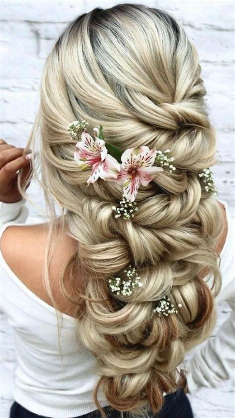 Pin By Timka On Hair Long Hair Styles Wedding Hair Flowers Flowers