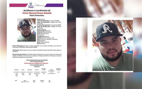 Tras secuestro de cantante en Chihuahua FGE emite ficha de búsqueda