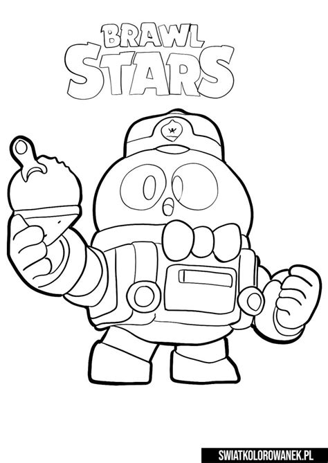 kolorowanki Brawl Stars ŚwiatKolorowanek pl