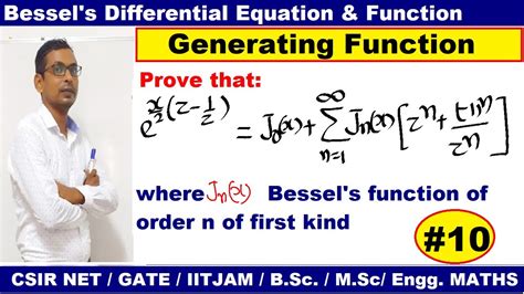 generating function for bessel function