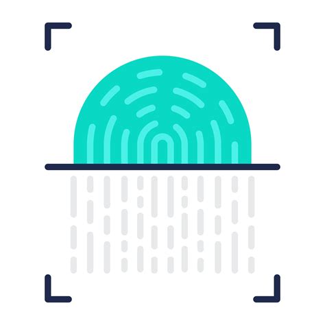 Fingerprint Scanner Icon Suitable For A Wide Range Of Digital Creative