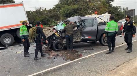Casma Dos Personas Muertas Y Tres Heridos En Fatal Accidente En La