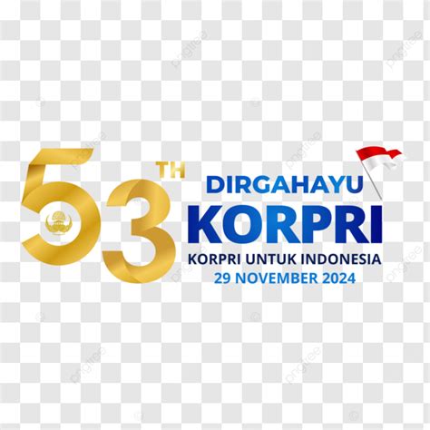 Tarjeta De Felicitación Para El Aniversario De Korpri 2024 Con El