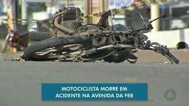 MTTV 1ª Edição Cuiabá Motociclista morre ao bater em bloco de
