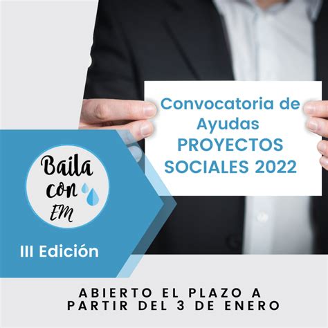 III Convocatoria Ayudas Proyectos Sociales 2022 Bailaconem