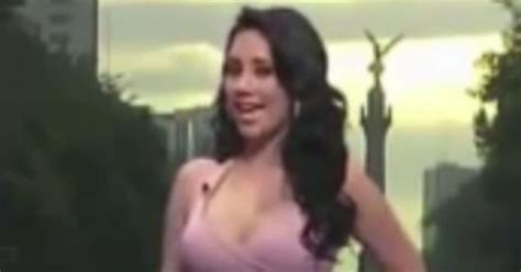 This Footage Of A Mexican Weather Girl Has Caused A Storm Online But