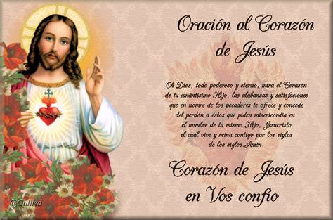 Imágenes religiosas de Galilea Oración al Corazón de Jesús