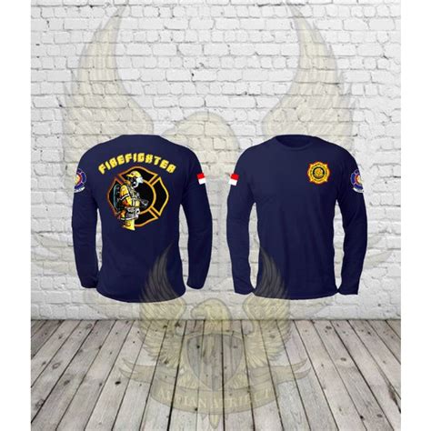 Jual Kaos Damkar Kaos Pemadam Kebakaran Firefighter New Model Shopee