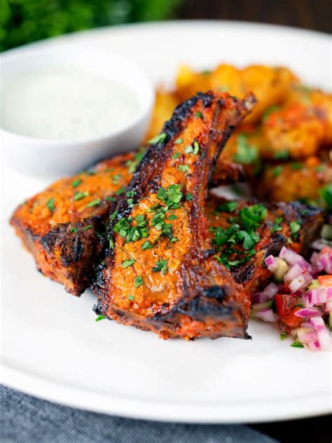 Easy Indian Tandoori Lamb Chops Krumpli