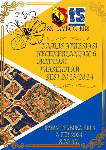 Buku Program Majlis Apresiasi Graduasi Prasekolah Sesi 2023 2024 G