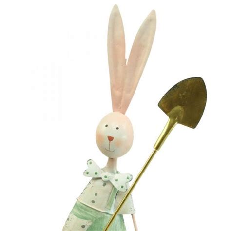 Floristik24 at Frühlingsdeko Hasen aus Metall Hasenpaar H48cm