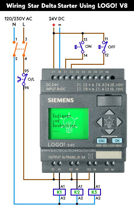 Star Delta Starter Motor Control Circuit Using Logo V8 Plc Artofit