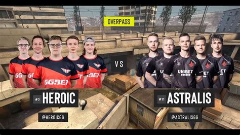 Astralis Vs Heroic Overpass Map2 WINNER INTO GRAND FINAL ESL Pro