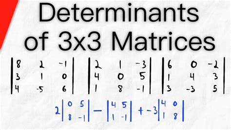 Find The Determinant Of A X Matrix Class Youtube