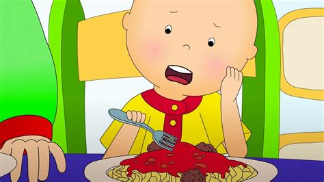 Caillou no Restaurante Italiano Caillou em Português WildBrain