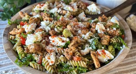 Pasta Salade Met Kip