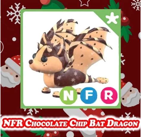 Nfr Chocolate Chip Bat Dragon Adopt Me Video Gaming Gaming