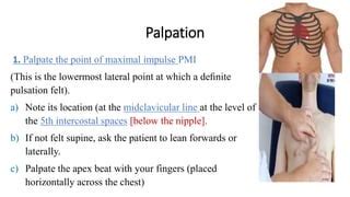 Cardiovascular Examination Ppt