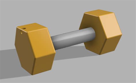 Archivo STL Llavero Mancuerna Plan Para Descargar Y Imprimir En 3DCults