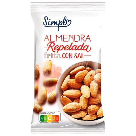 Simpl Almendra Repelada Frita Con Sal G