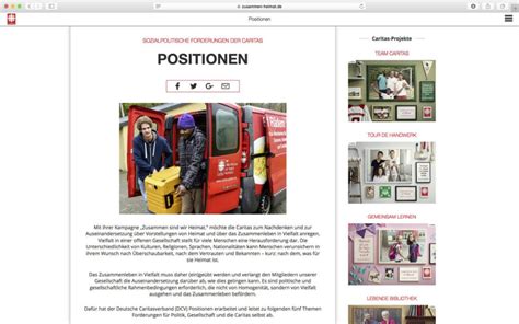 Caritas Heimat Glow Berlin Werbeagentur