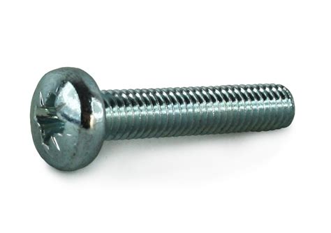 M2 5x20 Pozi Pan Head Machine Screws BZP