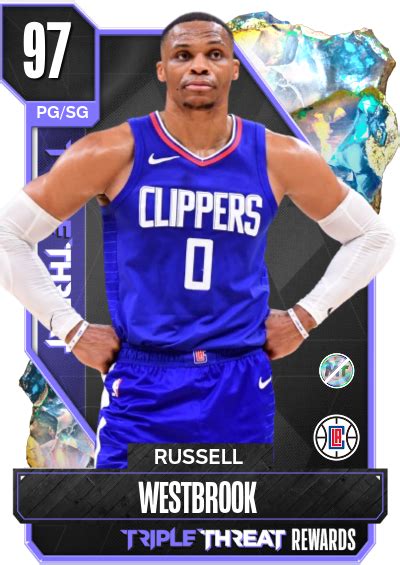 NBA 2K24 2KDB Custom Card Westbrook 3