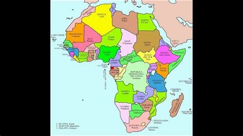 Creo que dinastía Tumor maligno mapa de africa paises y capitales