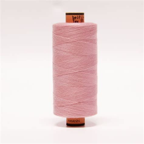 Bobine fil à coudre 1000m tout tissus Amann Belfil Rose FUS1057