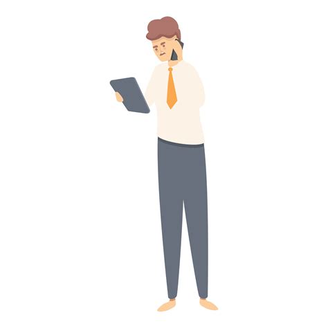 Office Worker Icon Cartoon Vector Work Employee 14308915 Vector Art At