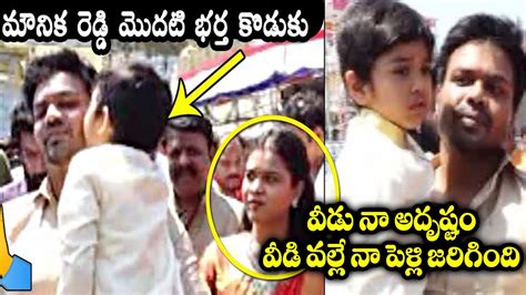 Manchu Manoj Shows His Love Towards Bhuma Mounika Reddy Son Trending