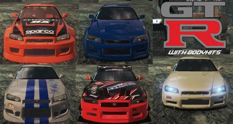 Nfsmods Nissan Skyline Gtr R With Bodykits