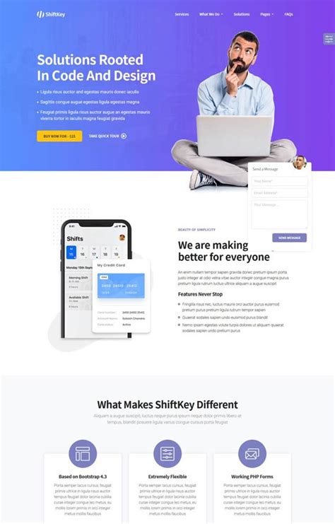Free Html Landing Page Templates