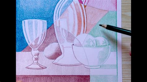 Cómo pintar con lápices de colores Parte 4 Por Santos Méndez infante