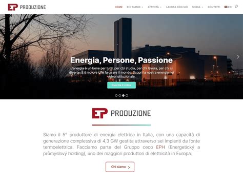 EP Produzione Online Il Nuovo Sito Web Istituzionale Sviluppato Da