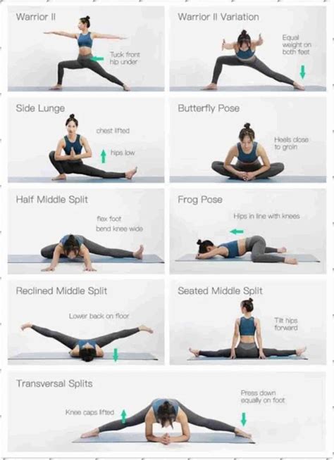 Middle Split Top 9 Stretches For Preparation Of Center Splits