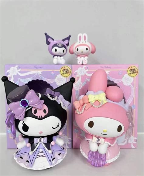 Sanrio X Miniso My Melody Kuromi Rose Party Large Figurines In 2023