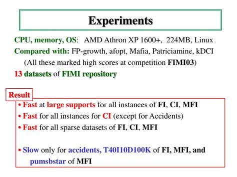Ppt Lcm Ver Efficient Mining Algorithms For Frequent Closed