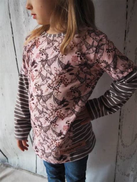Shirt mit Einsatz nähen Das Schnittmuster Kinder Shirt KEREN