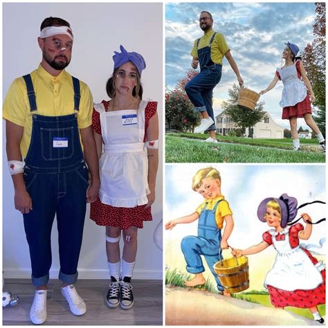 Jack Snd Jill Nursery Rhyme Couples Halloween Costume Nursery Rhyme