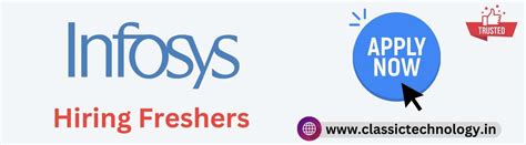 Infosys Hiring Freshers 2023 Any Degree Apply Now Classic Technology